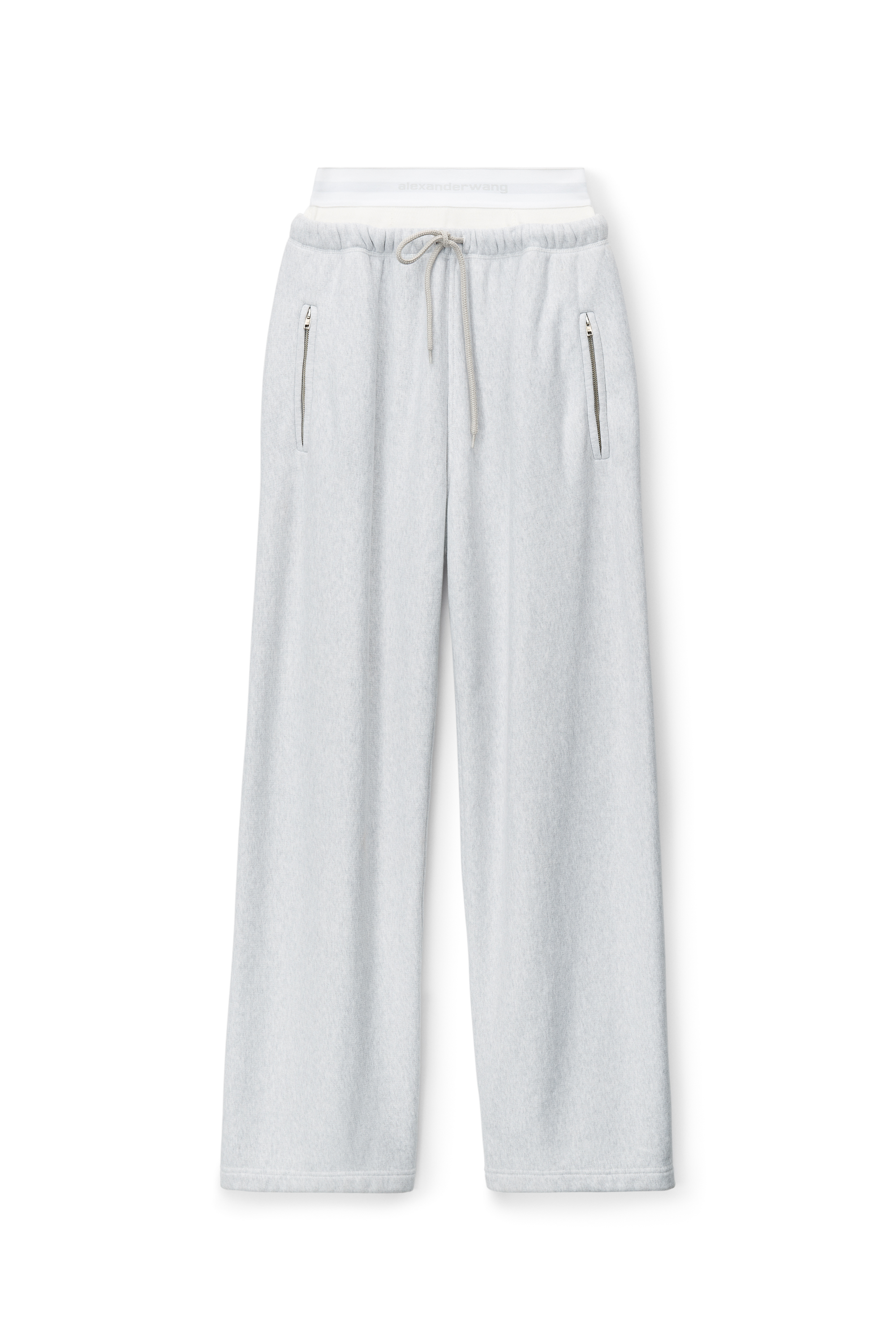 알렉산더왕 Wide Leg Sweatpants With Pre-styled Logo Brief Waistband - 위시버킷