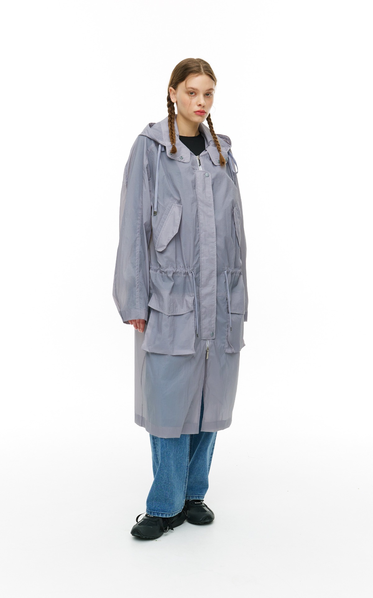 마조네 UTILITY RAIN COAT_GREY - 위시버킷