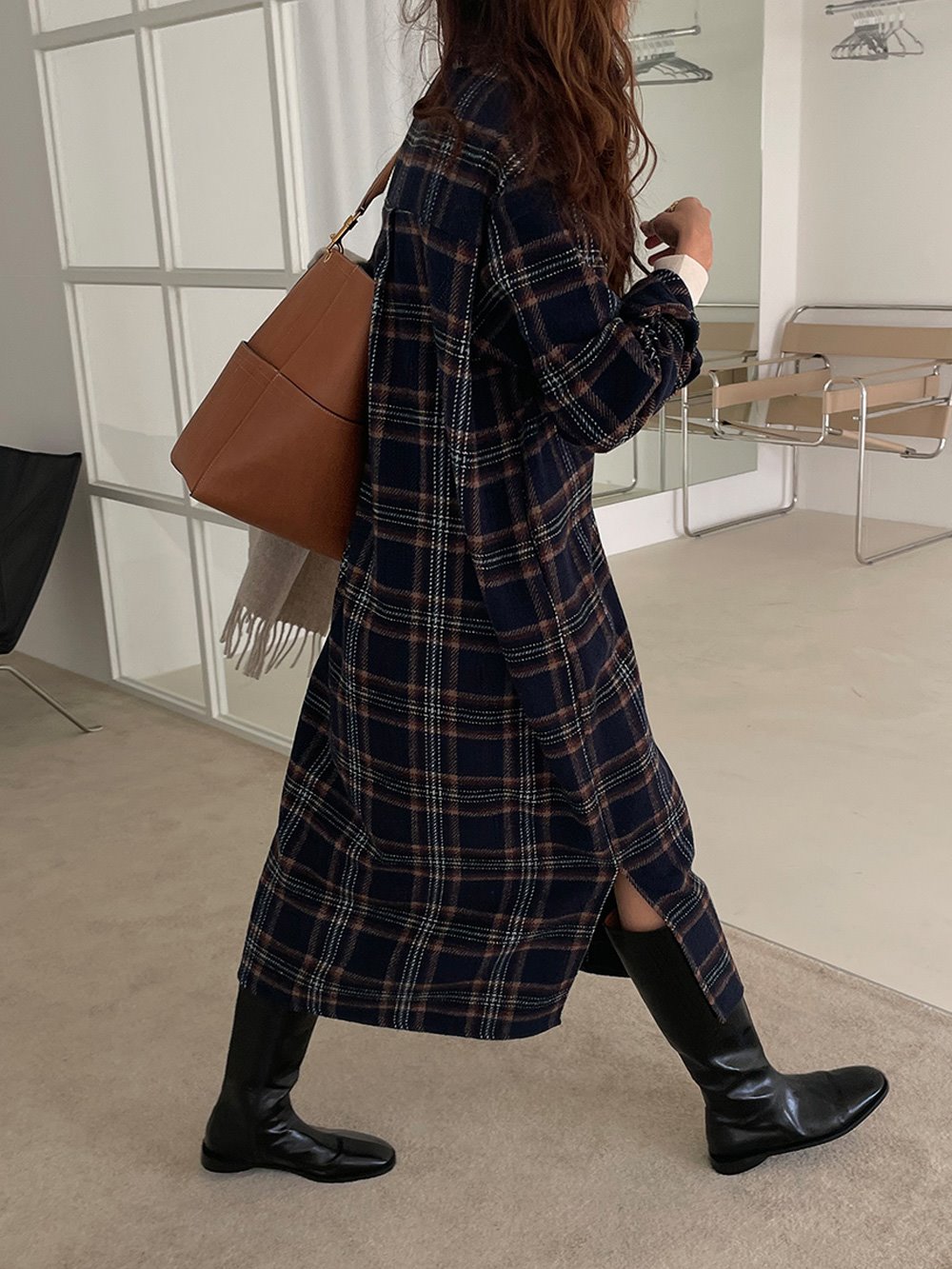 페미니크 [Re-open]Winder Check OPS (2color) - 위시버킷