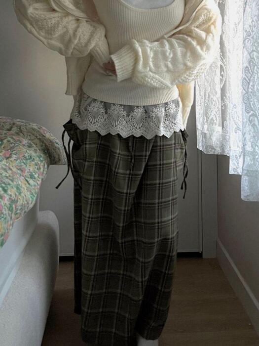 킷츠 KITTZ 체크 포켓 sk - 2 color - 위시버킷