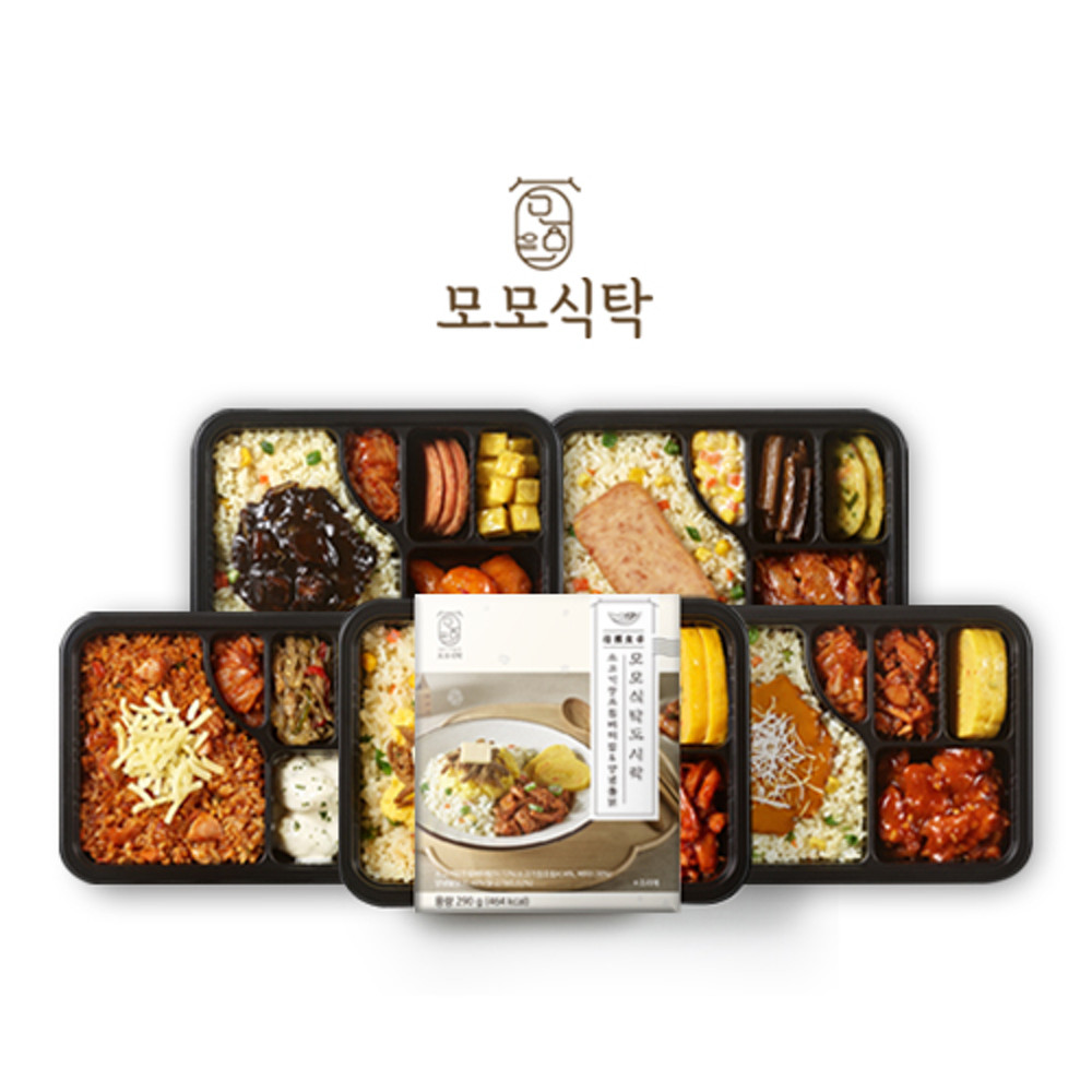 모모식탁 모모식탁 5종(5팩/10팩) 290g 대용량 직장인 점심 냉동 도시락 식단 관리 - 위시버킷