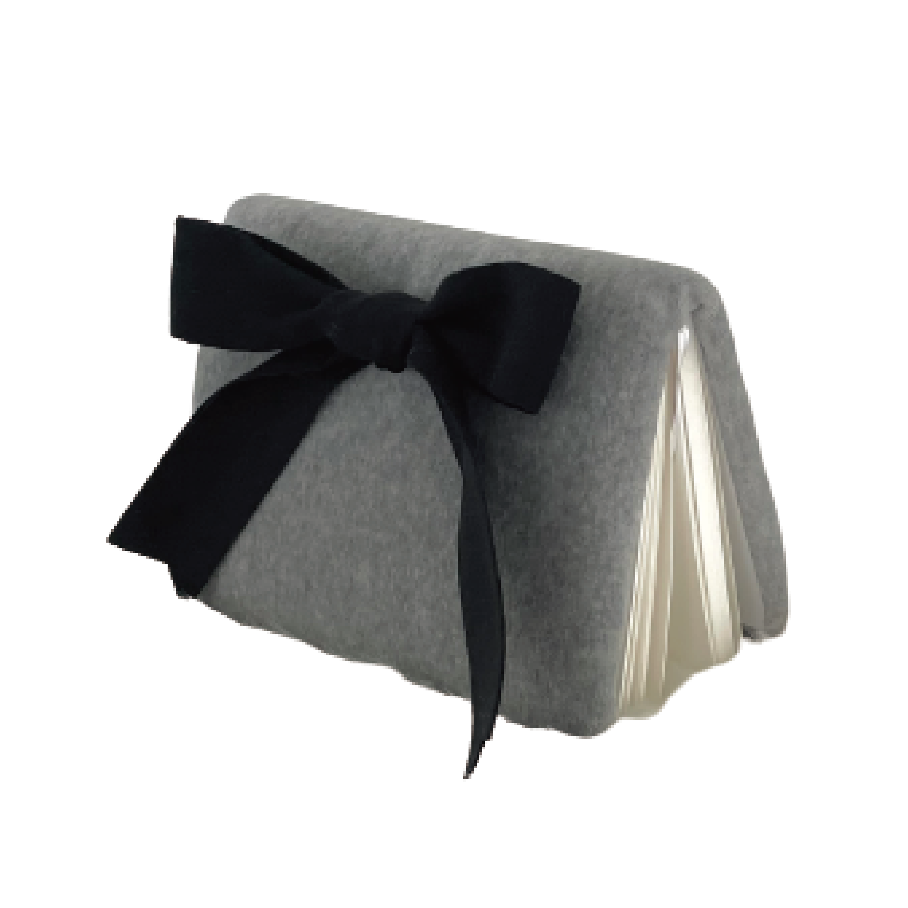 밍글밍글 KING RIBBON NOTE_GREY - 위시버킷