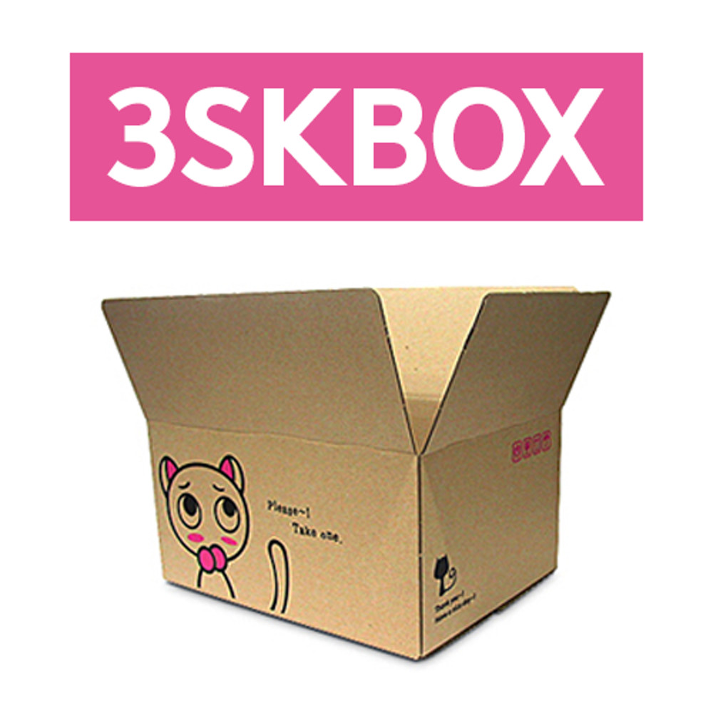 3SK박스 택배박스 3sk box 디자인박스 옹이1호(350x270x180)46장 - 위시버킷