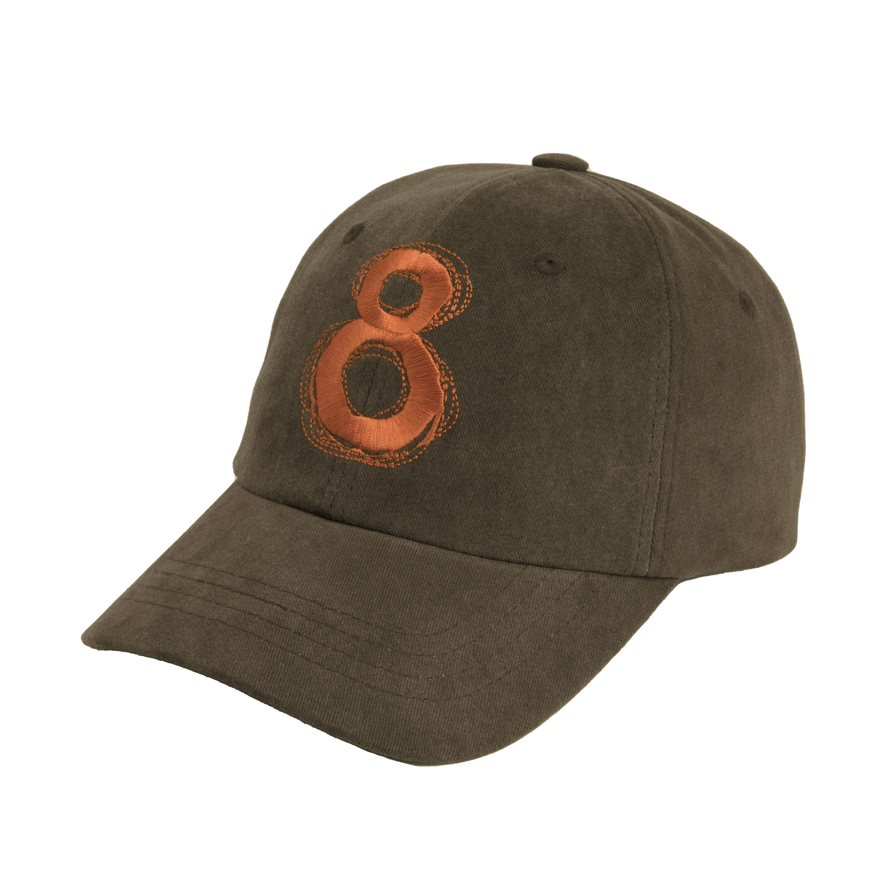 수이봄 Mobius 8 logo ball cap - Olive Brown - 위시버킷