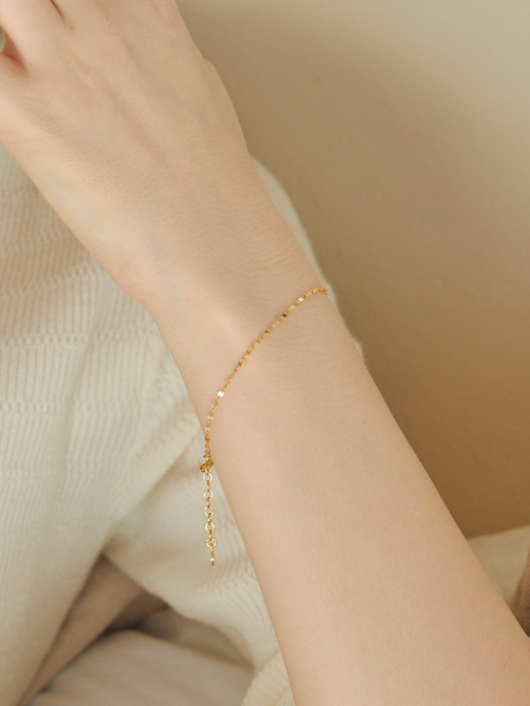 디모멘트 [디모멘트] NIN 18K Gold Bracelet (925SV) - 위시버킷