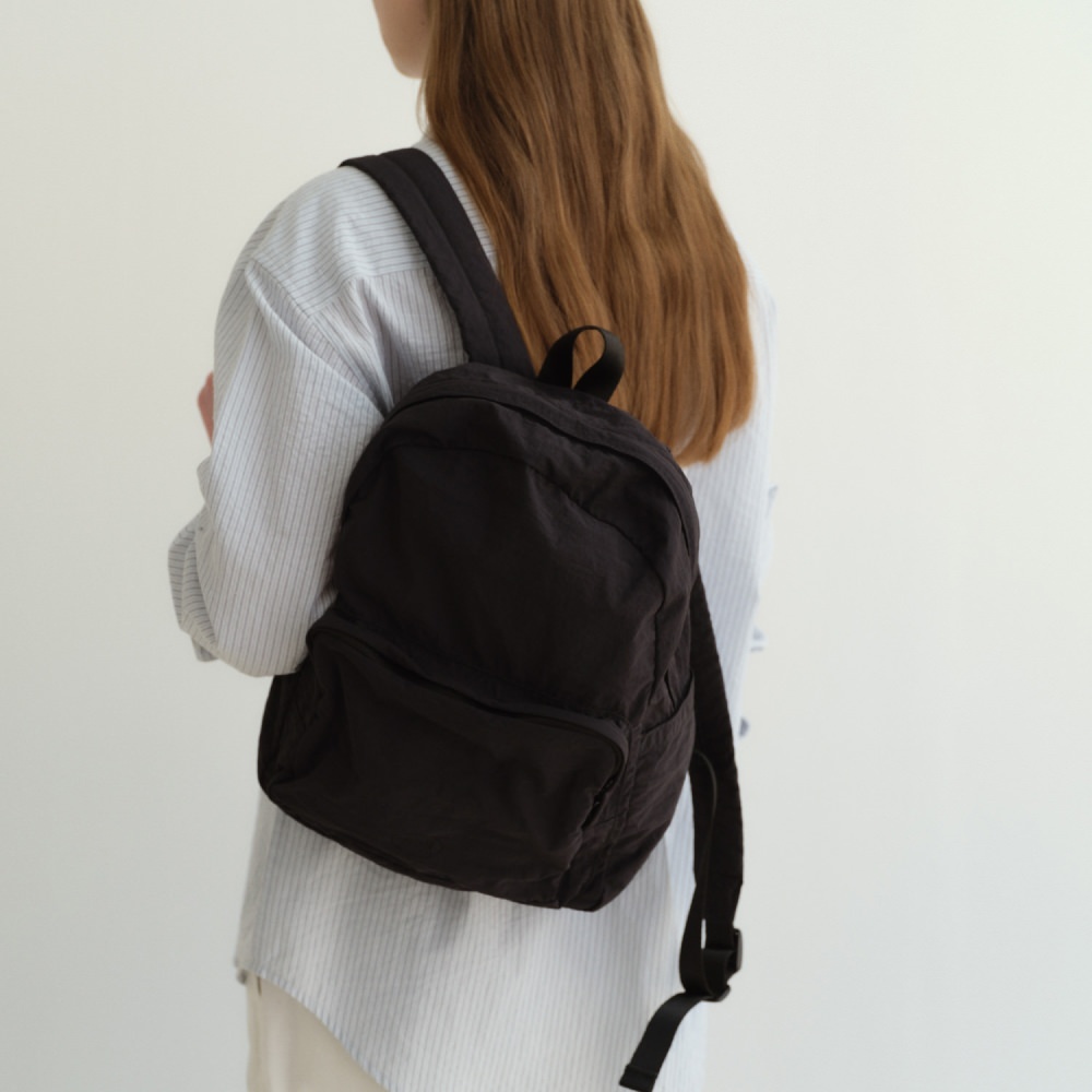 로서울 Mini root nylon backpack Black - 위시버킷