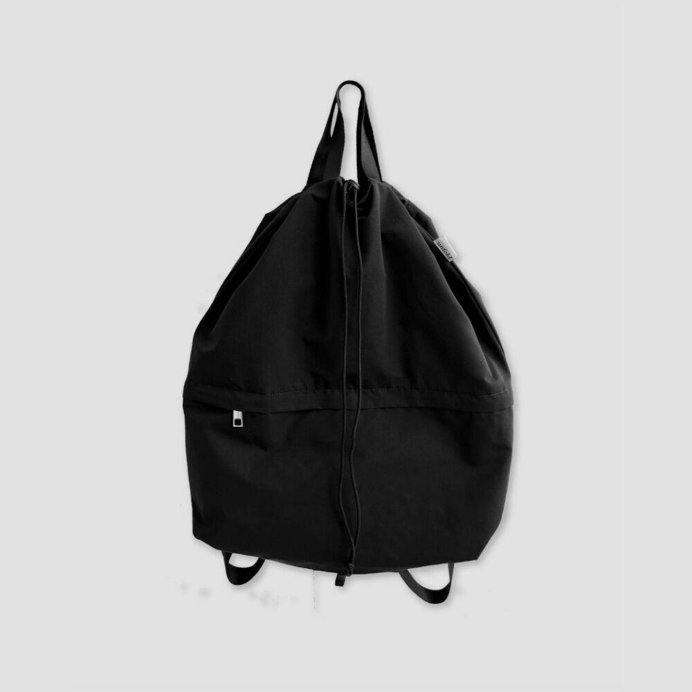 언폴드 String backpack (Black) - 위시버킷