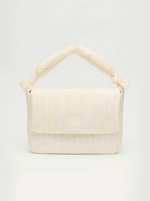 시엔느 Cross Padding Bag (Cream) - 위시버킷