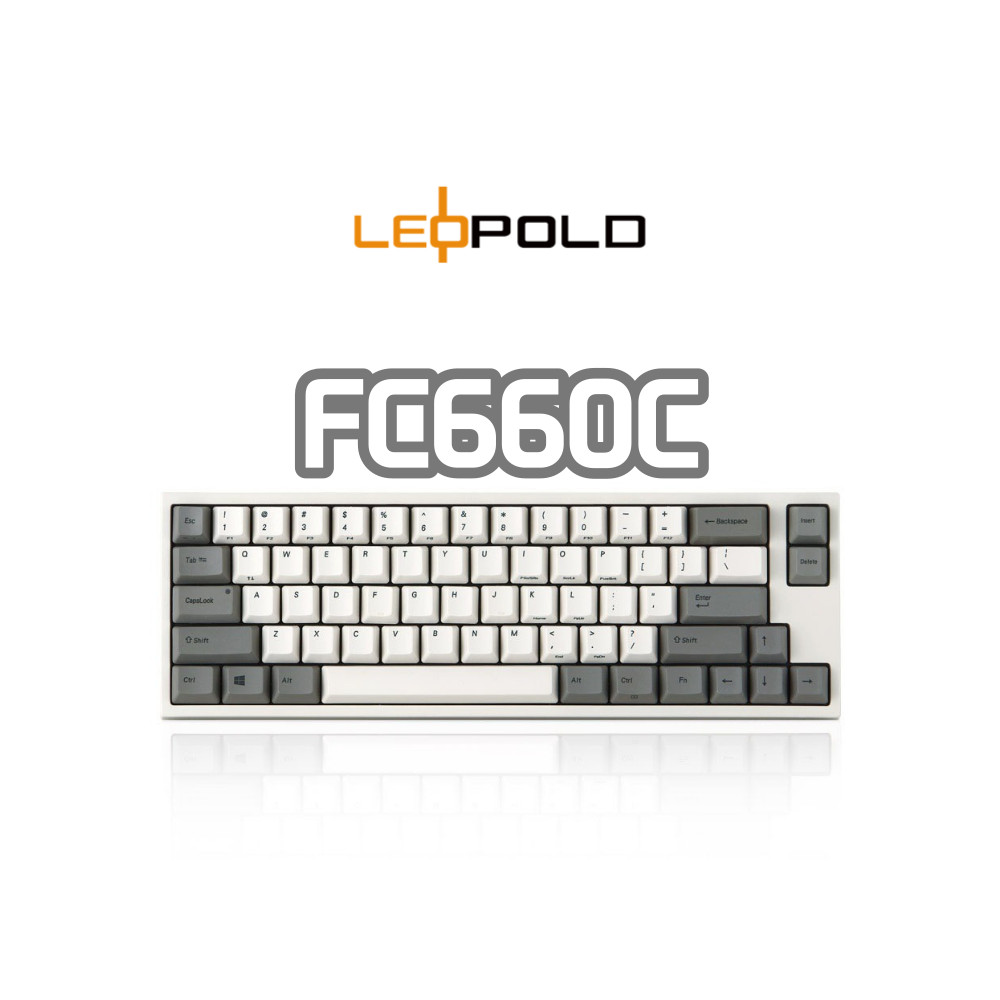 레오폴드 레오폴드 FC660C 저소음 JAPAN 토프레 무접점 키보드 (화이트) 66Key - 위시버킷