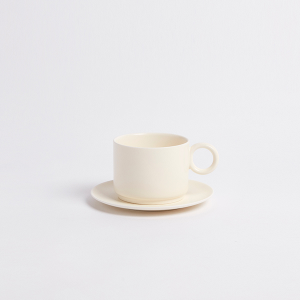 더블유에스티디 WSTD [DTD] 머그&접시 세트 2P - 위시버킷