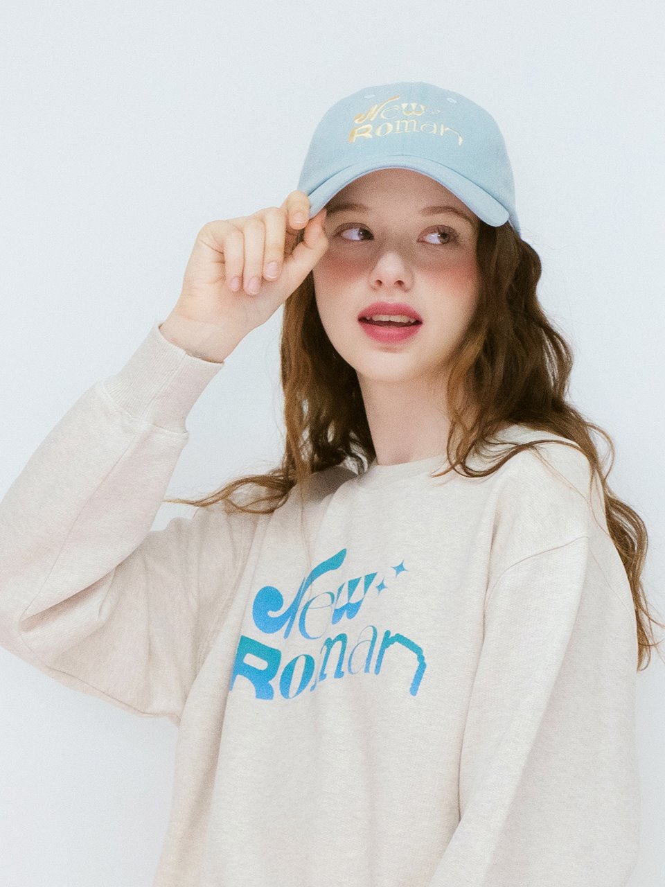 마가린핑거스 new roman ball cap (lb) - 위시버킷