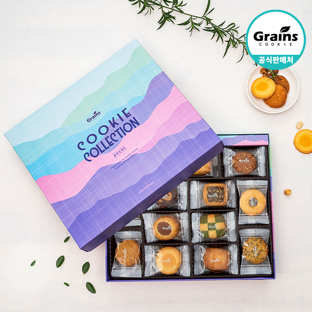 그래인스쿠키 [그래인스쿠키] 콜렉션 쿠키 선물세트 - 위시버킷