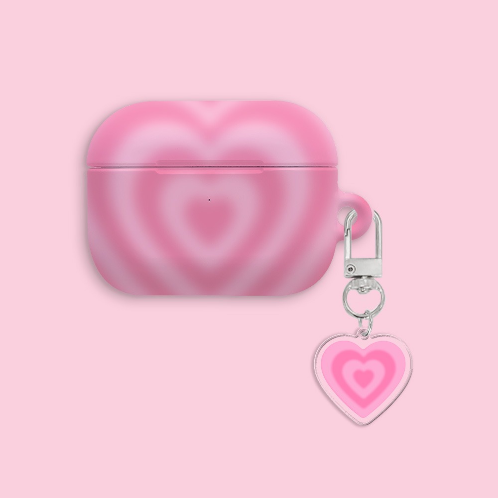 168cm 11 블루투스키링 하트 그라데이션 핑크 투명 하드 이어폰 에어팟 1세대 2세대 3세대 에어팟프로 에어팟프로2 블루투스 버즈2 버즈라이브 버즈프로