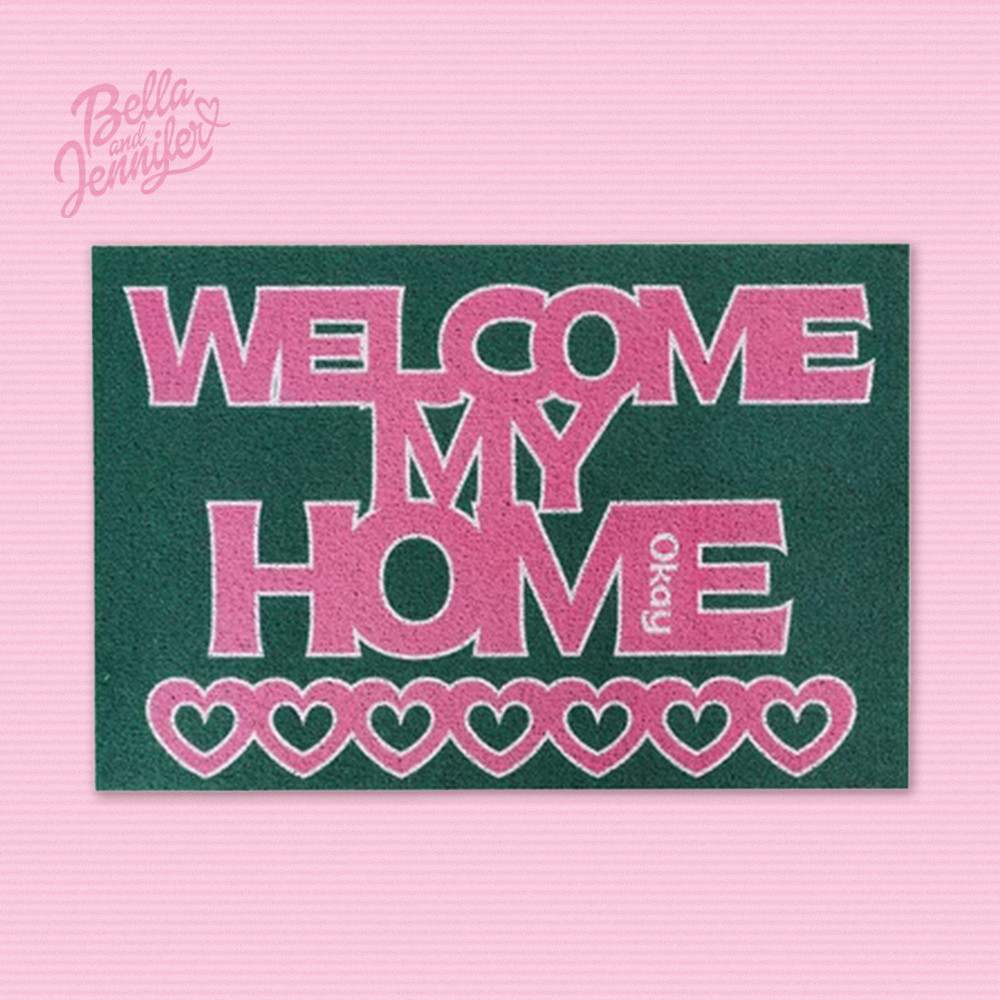 벨라앤제니퍼 WELCOME MY HOME 코일 도어 현관매트 입구 발매트 매장 인테리어 흙먼지 제거 - 위시버킷