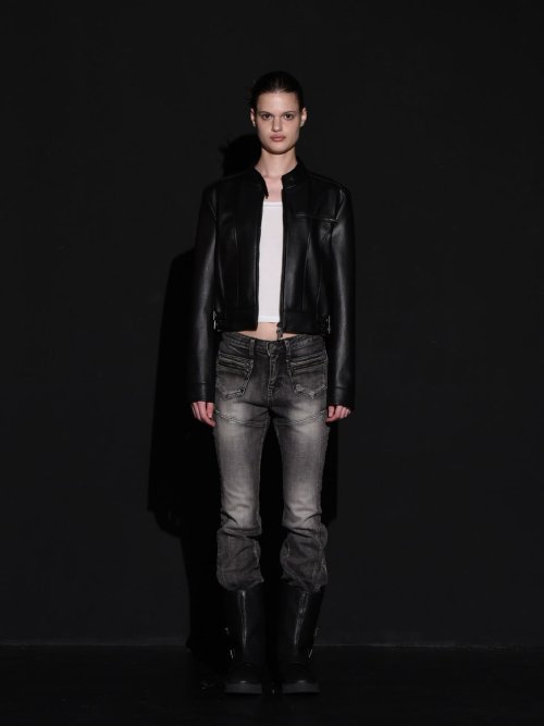 보헤미안서울 MATT LEATHER BIKER JACKET - 위시버킷