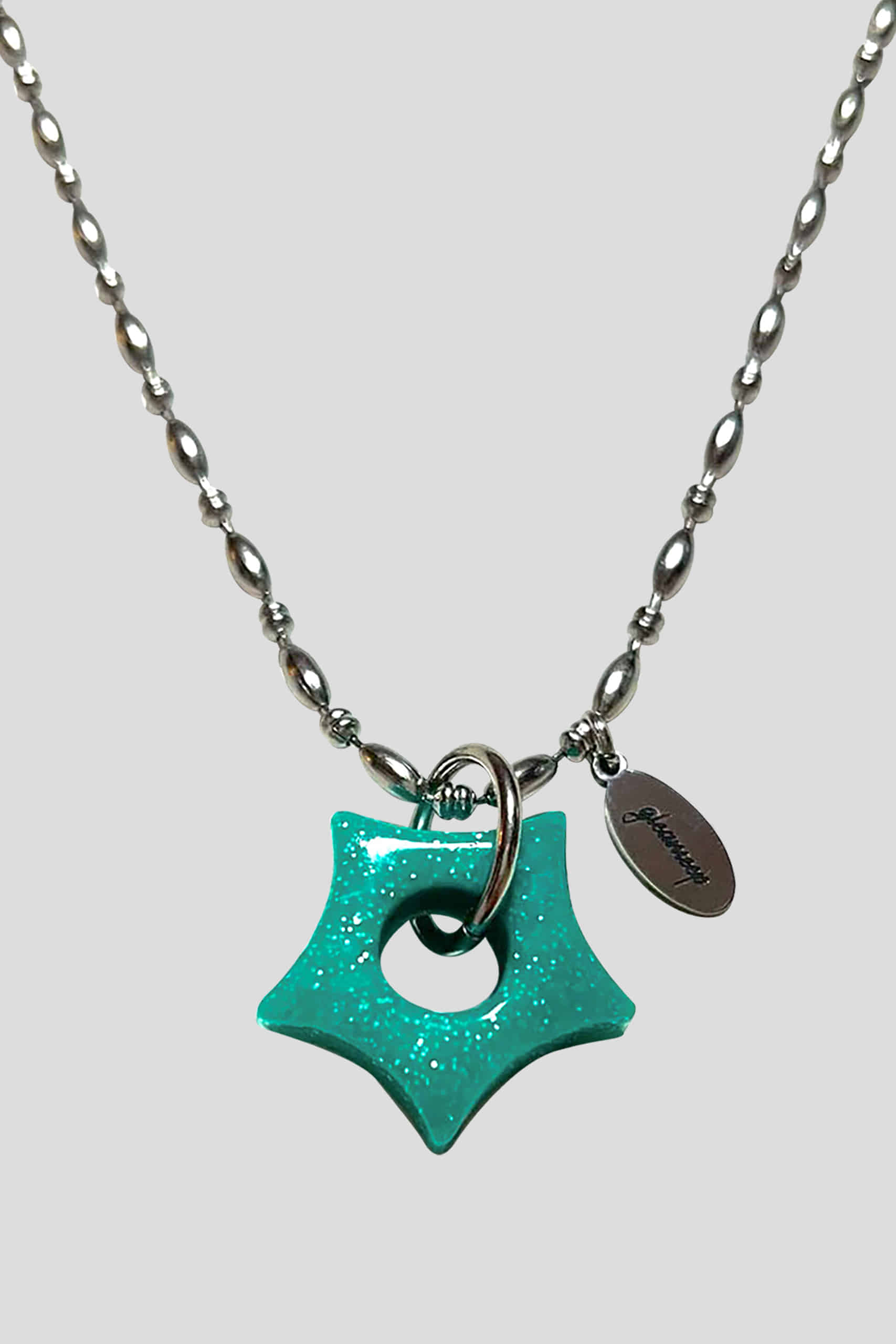 비애티튜드 gleaming little star necklace [mint pearl] - 위시버킷