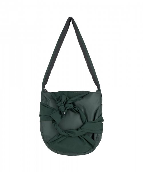 이우가마카라스 Knotted Big Padding Bag (Khaki) - 위시버킷