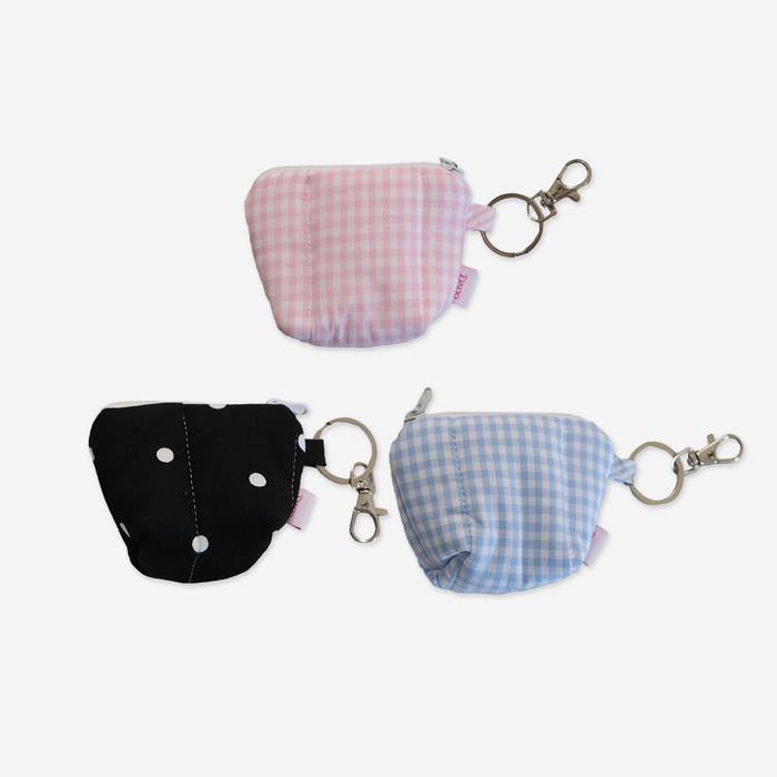올리베 mini padded pouch keyring (3 colors) - 위시버킷