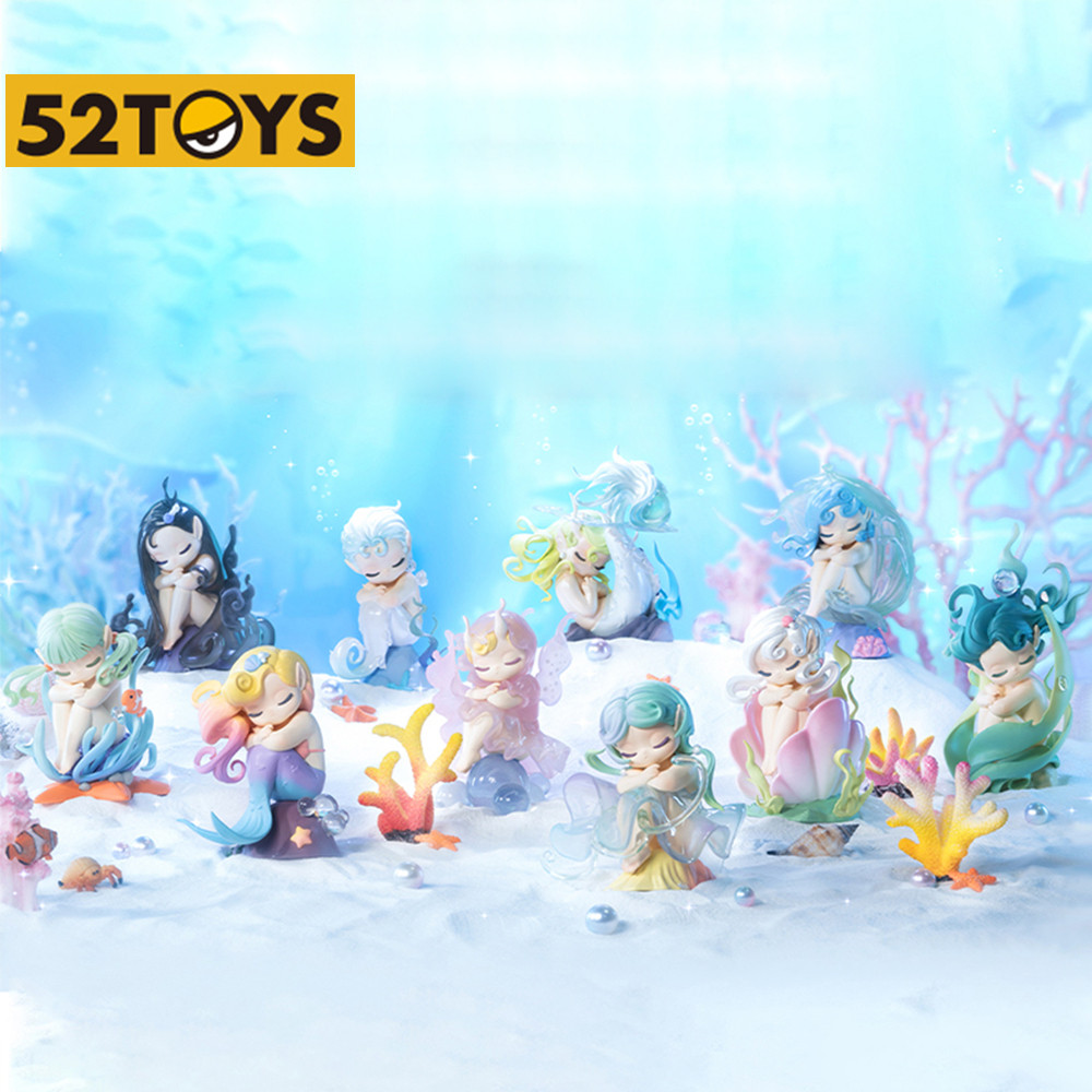 52TOYS 52TOYS 슬립 바다의 요정 시리즈 블라인드 박스 랜덤 키덜트 Sleep 피규어 - 위시버킷