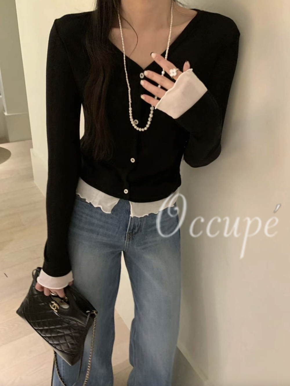 오큐페 포스터 프린스 가디건 (4col) poster 레이스 - 위시버킷