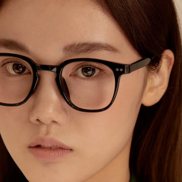 리끌로우 RECLOW E541 BLACK GLASS 안경 - 위시버킷