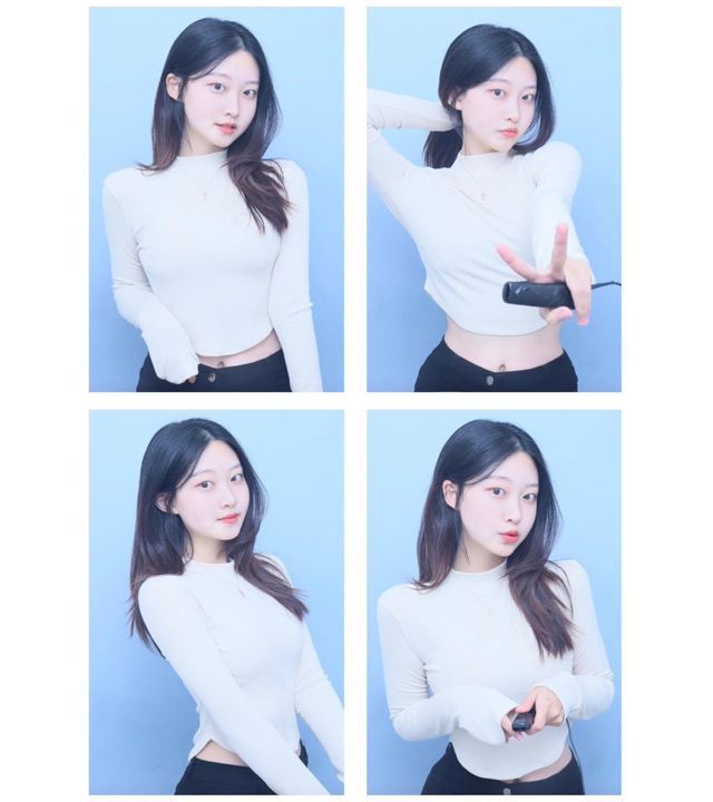 리틀페어리 밑단U[따뜻기모-/개미허리&골반깡패핏!]반목 폴라 청순섹시 골지 기모 긴팔 밑단 라운드 언발 굴림 크롭 티셔츠 기본티 (4col)_리틀페어리/갓성비 겨울이너 - 위시버킷