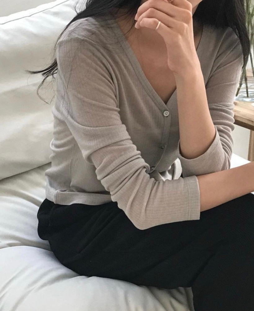 진심 jinsim 쥬에 텐셀 가디건 - 5color - 위시버킷