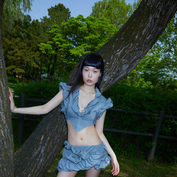 KITSCHIC [Oder made] Bubble volume sleeveless(Gray) - 위시버킷