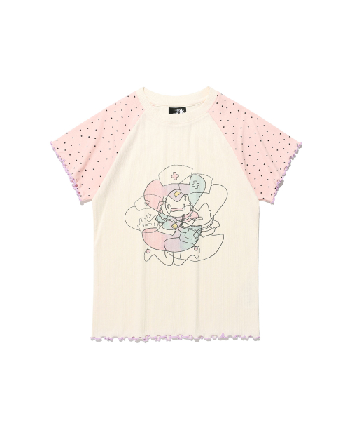 나이스고스트클럽 MIMICHAN CRYING FFOME TEE_IVORY(NG2FMFT593C) - 위시버킷