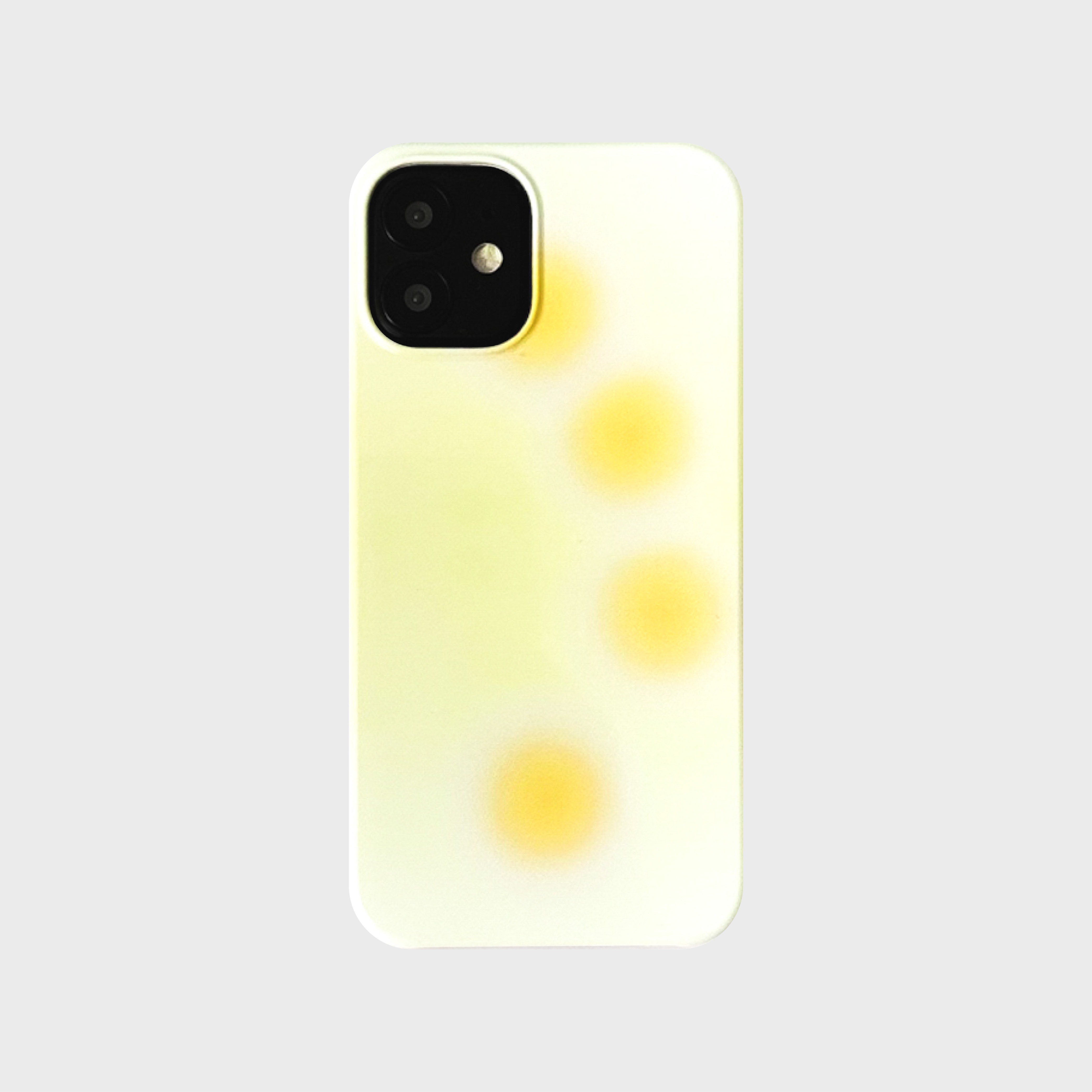 TH Spread Curve Light Yellow Phone Case (White+Yellow) - 위시버킷