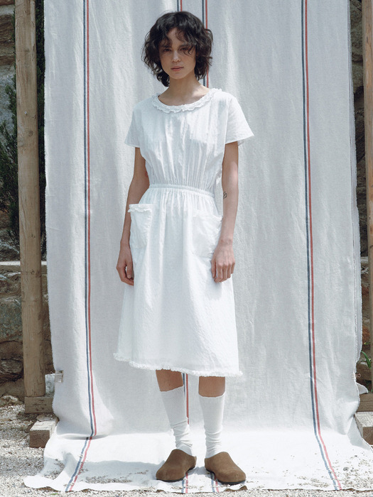 비아플레인 Via Lilly lace long onepiece - 위시버킷