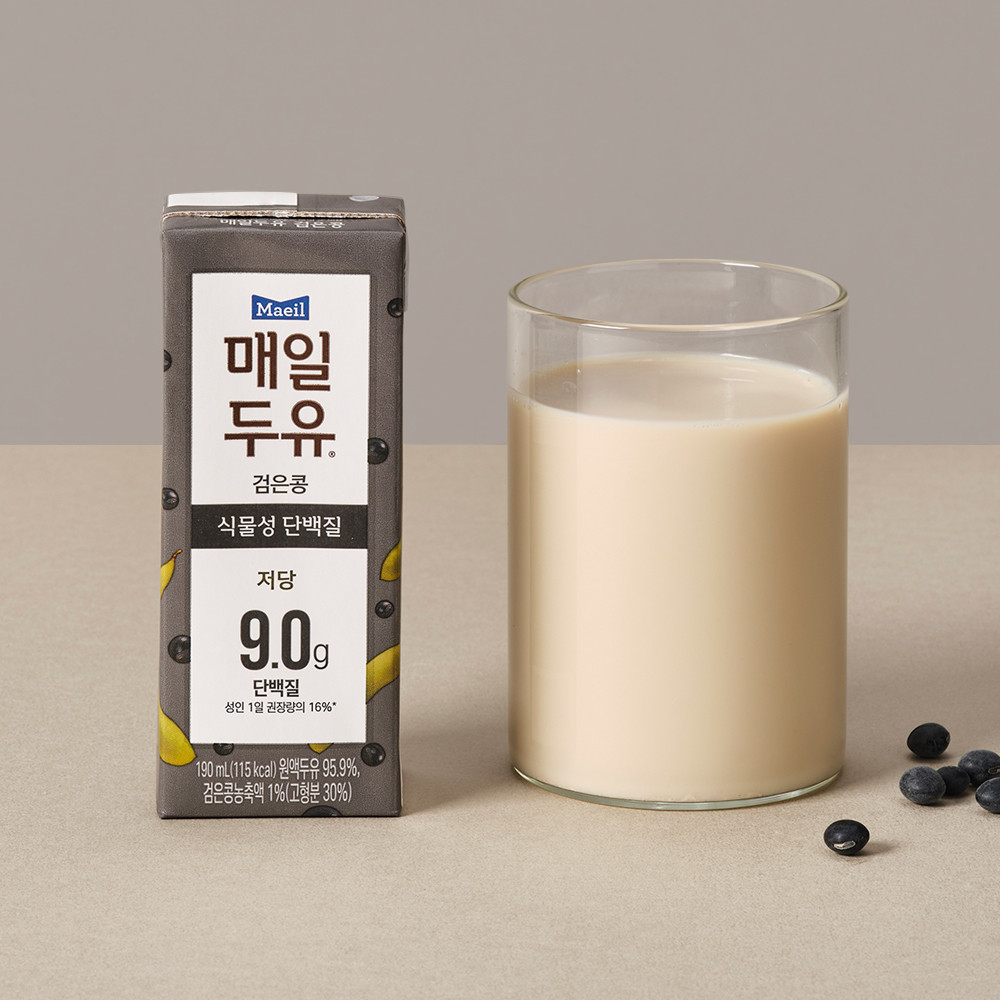 매일유업 매일두유 검은콩 190ml 24팩 [도착보장] [원산지:상세설명에 표시] - 위시버킷