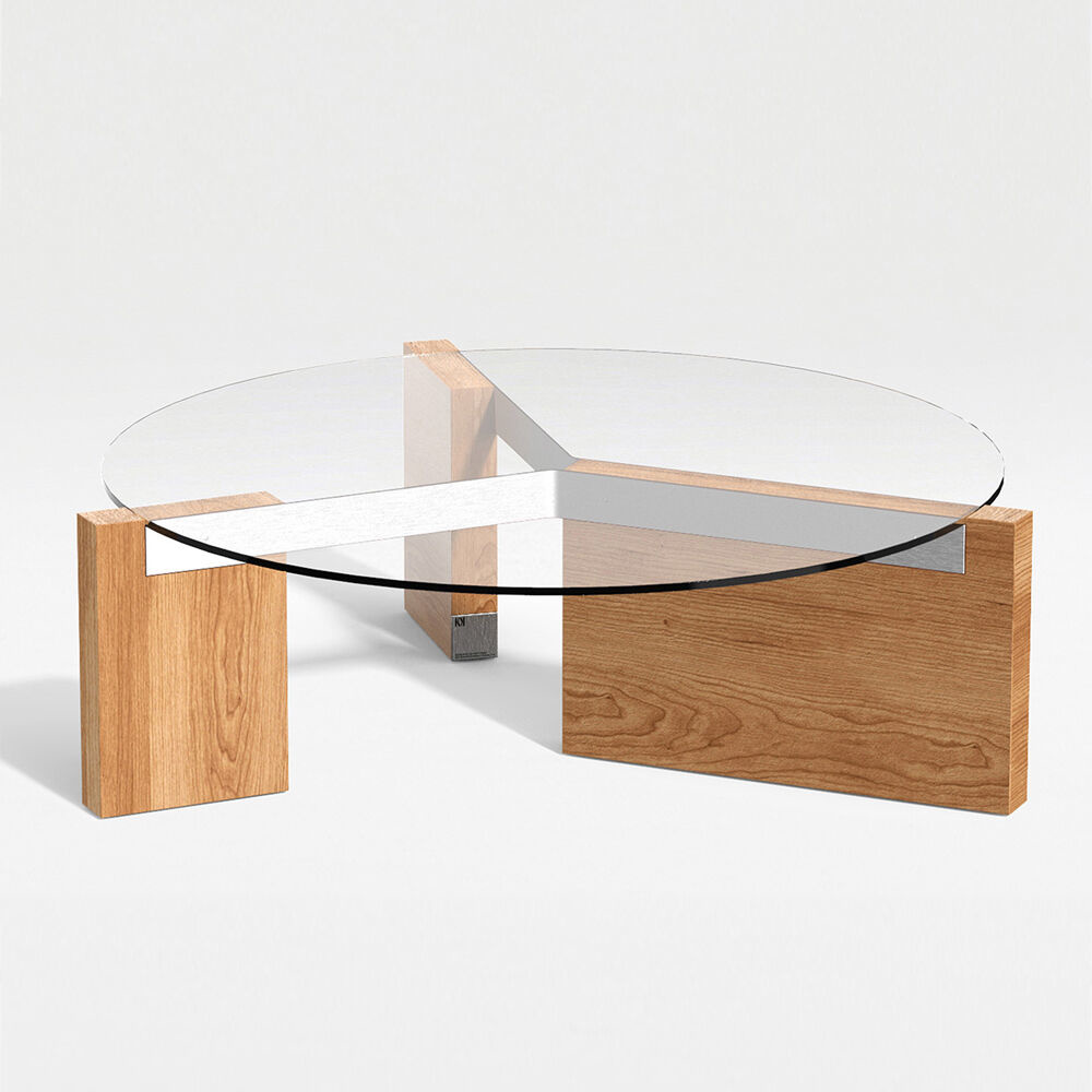 카레클린트 JC902 TABLE WHITE OAK, SUS HAIRLINE - 위시버킷