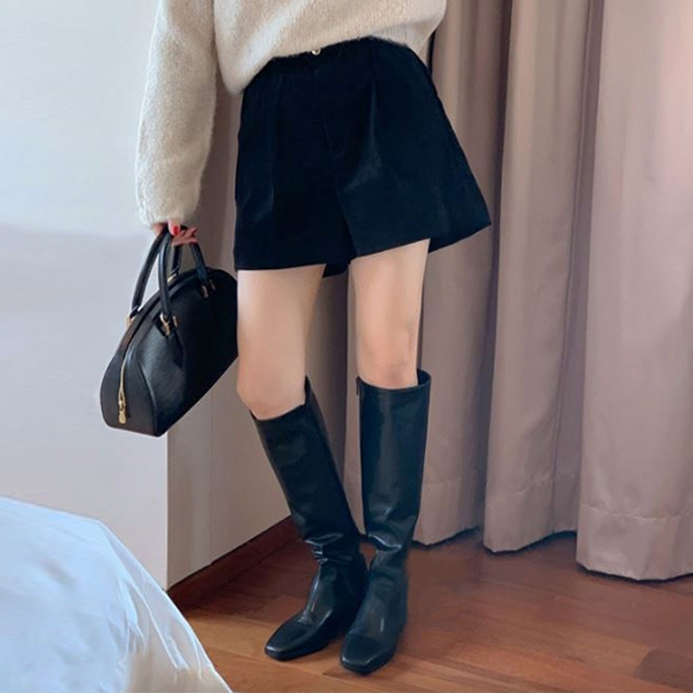 로노이 (당일) 미엘 miel 딥 팬츠 4col 여자 코듀로이 골덴 반바지 - 위시버킷