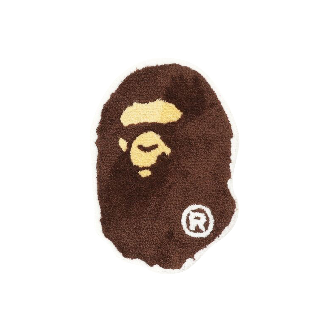 베이프 BAPE Ape Head Rug Mat M Brown - 위시버킷