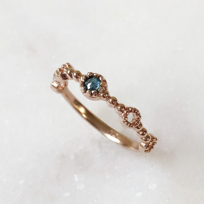47베이지 925 Silver Roa Diamond Ring - 위시버킷