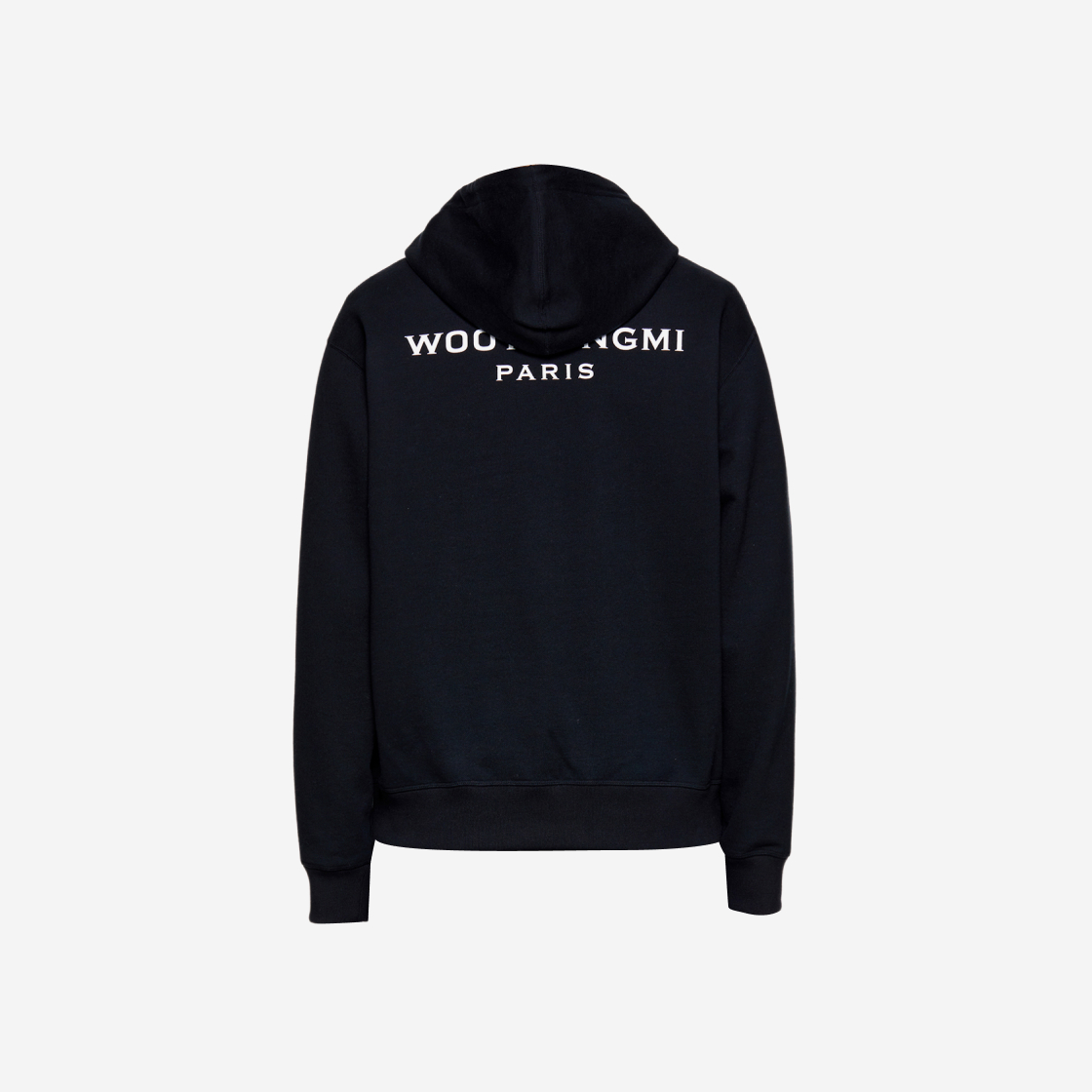 우영미 Wooyoungmi Back Logo Hoodie Black - 23FW - 위시버킷