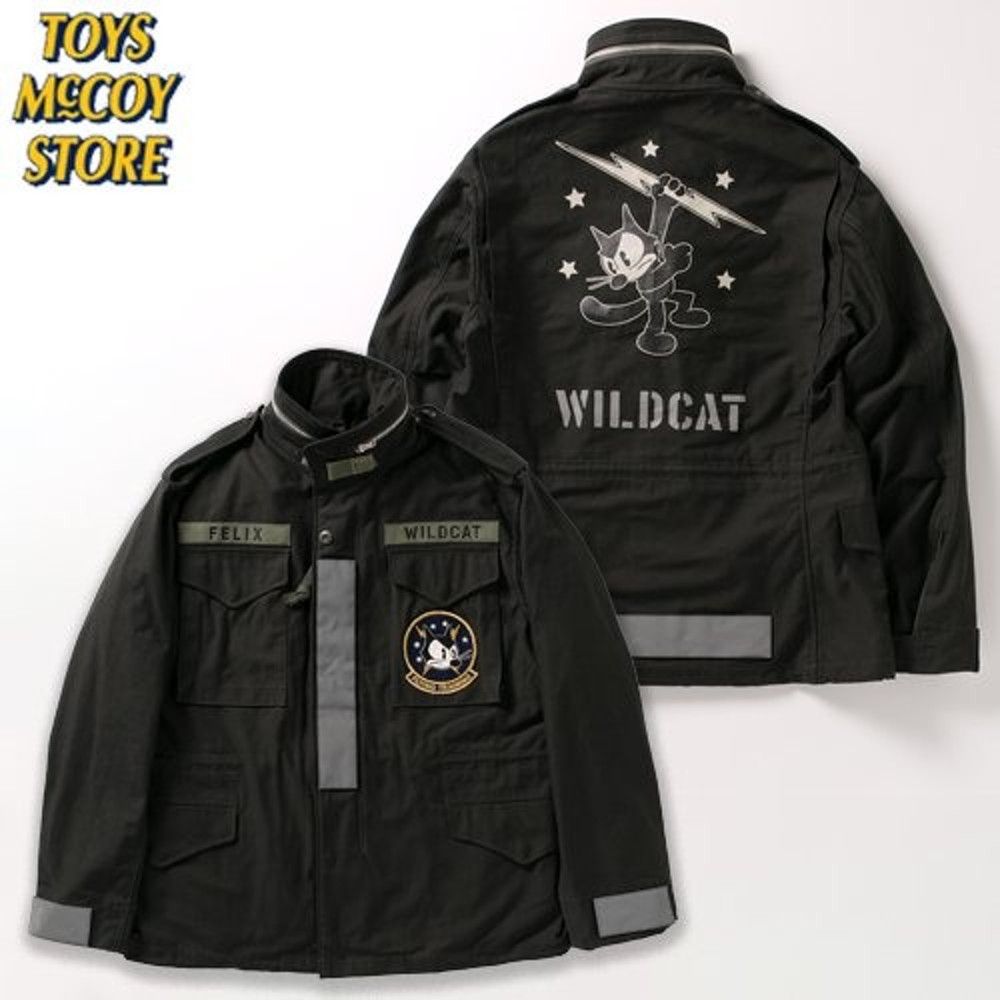 토이즈맥코이 토이즈 맥코이 TOYS MCCOY M-65 COAT,MAN'S,FIELD W/HOOD BLACK VER FELIX THE CAT (TMJ2215) - 위시버킷