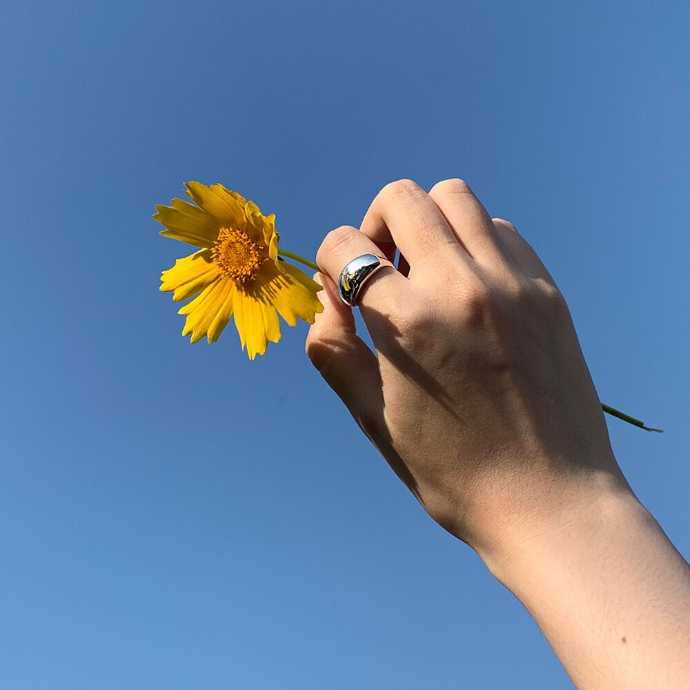 로아주 [엑소 카이,효연 착용][silver925]chevrier bold ring - 위시버킷