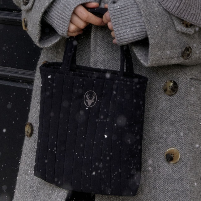 디어마이디어 Mini) Padding tote bag_ black - 위시버킷