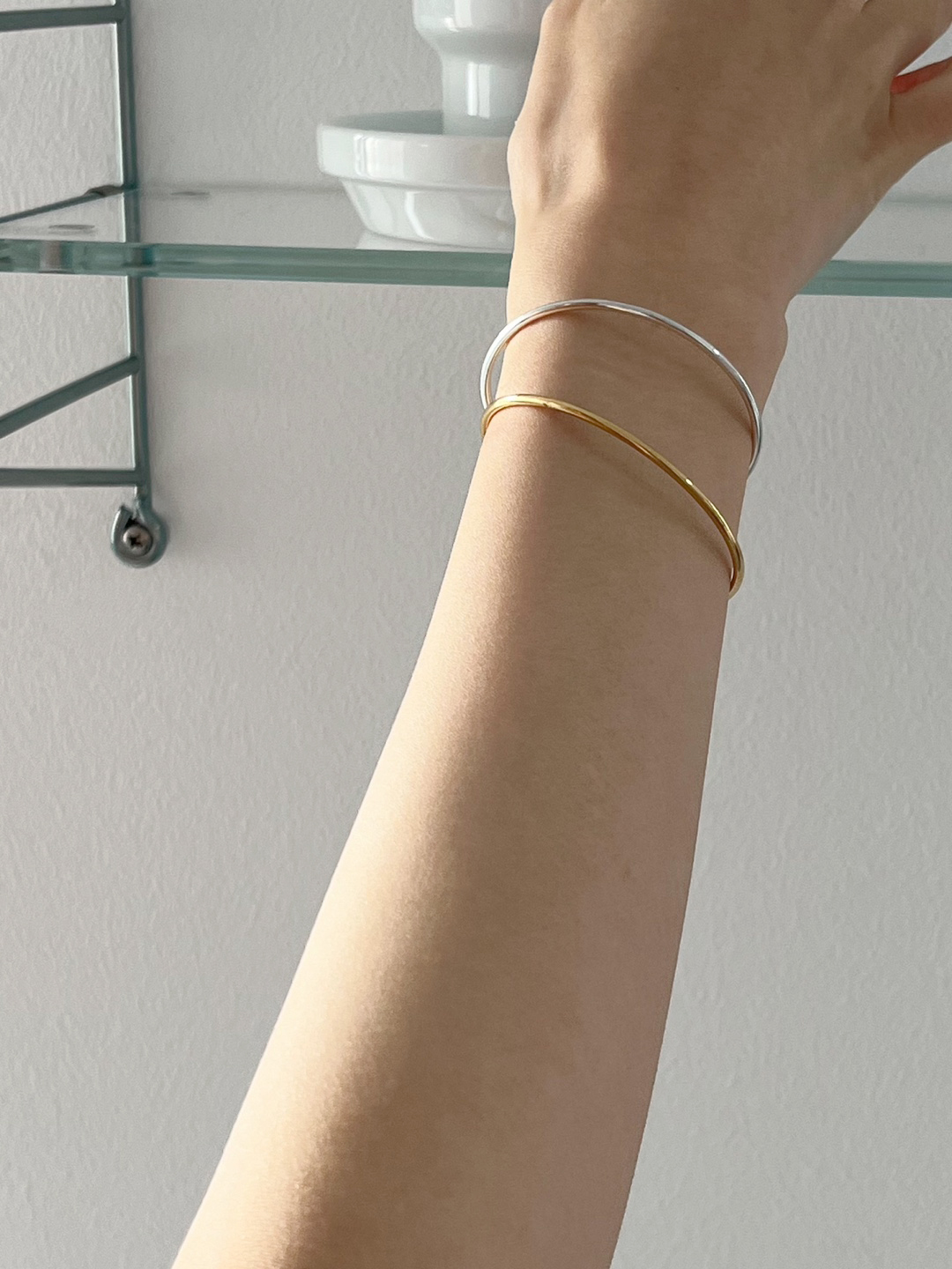 아르벤 (silver925) Thin bangle - 위시버킷