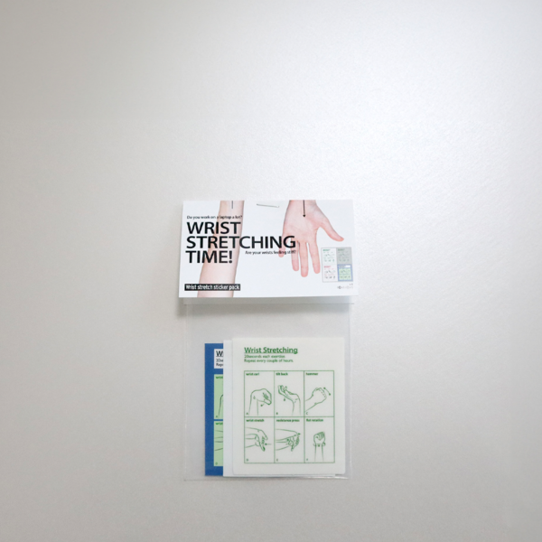 조조프로젝트 Wrist stretching sticker Pack - 위시버킷