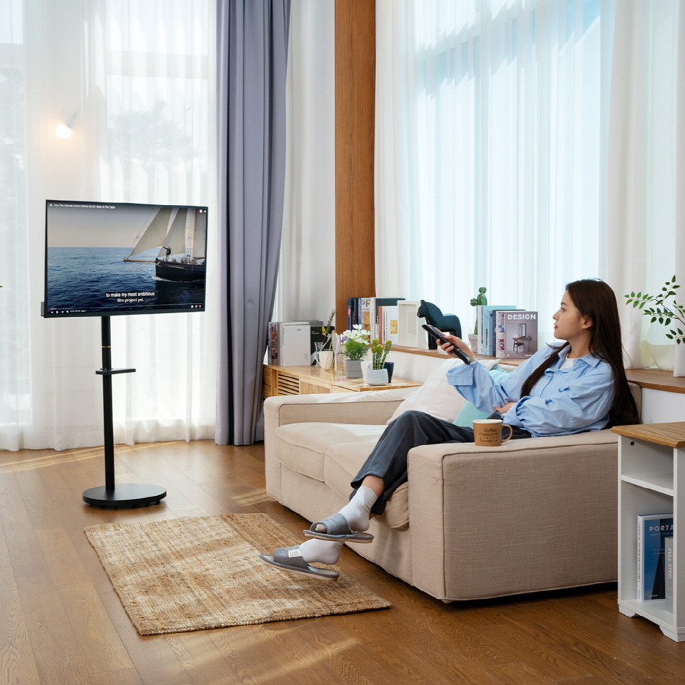 카멜 카멜마운트 SMB32 삼탠바이미 이동식 다용도 스탠딩 모니터 티비 스탠드 - 위시버킷