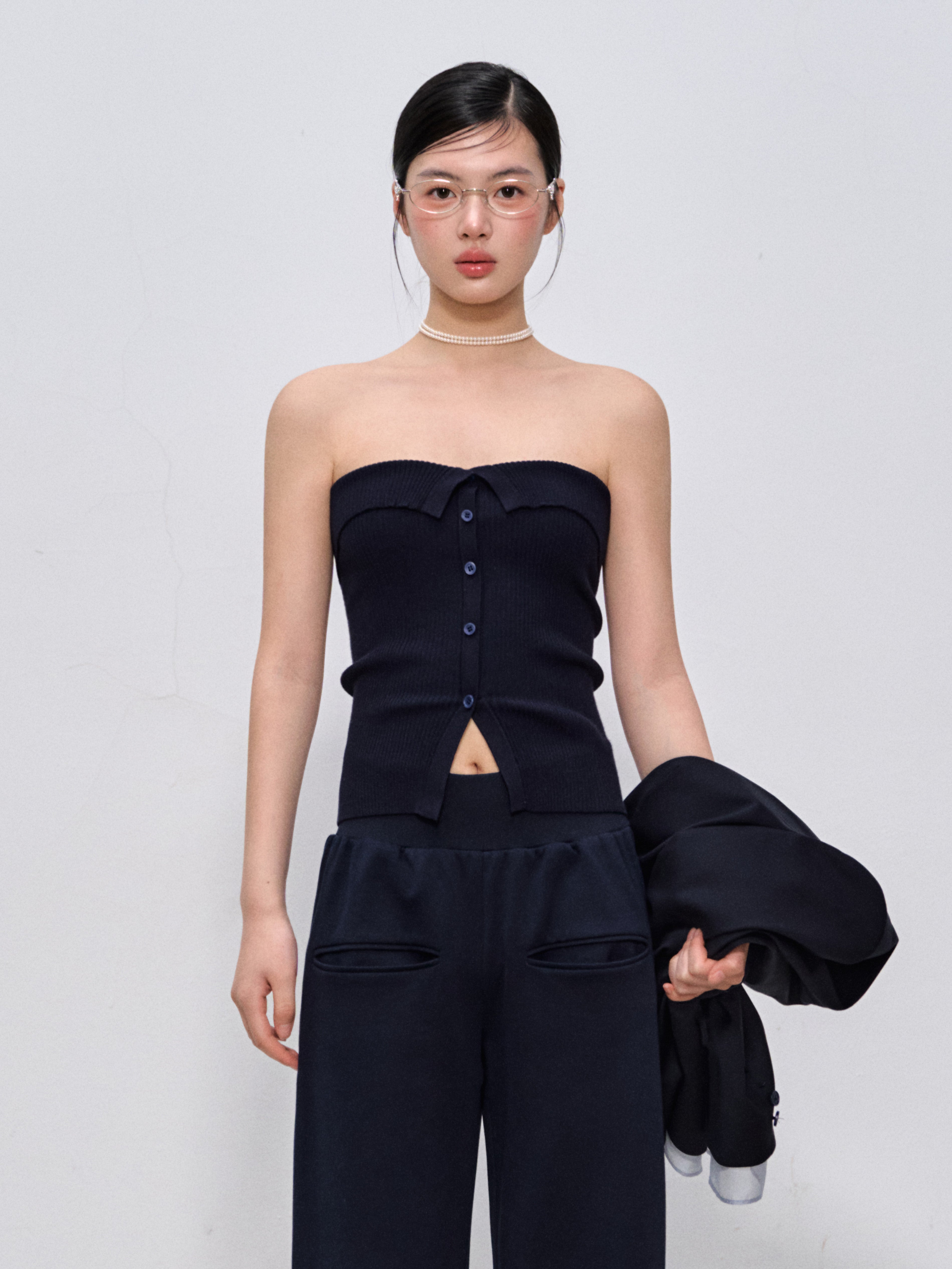 LALUNEDUCIEL LLDC 'SELF-LOVE REVIVAL' Lanthe Tube Top - 위시버킷