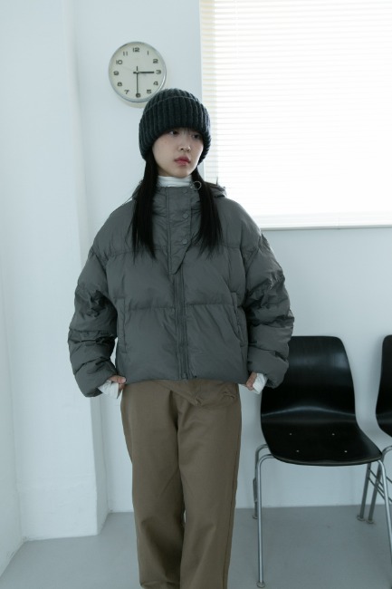 오무수히 duckdown short padding jumper(3colors) - 위시버킷