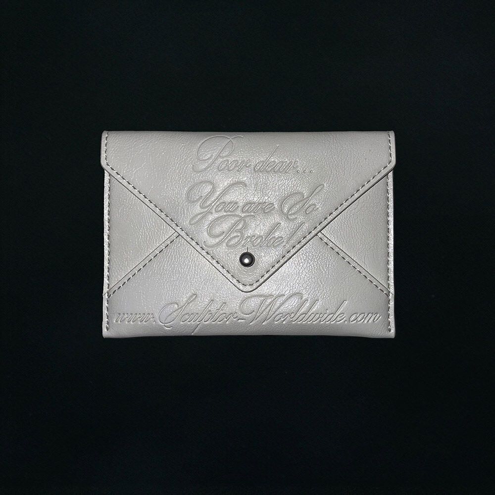 스컬프터 Poor Dear Card Wallet White - 위시버킷