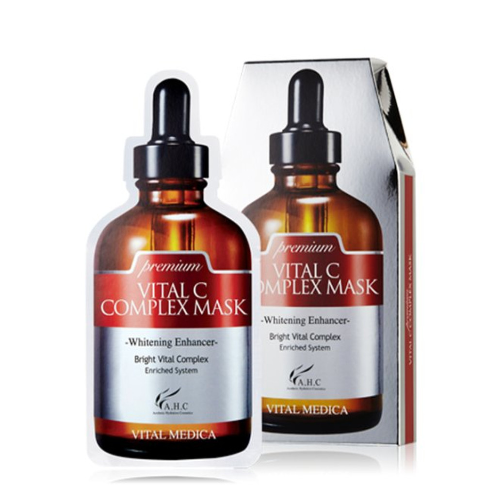 AHC AHC 프리미엄 바이탈 C 컴플렉스 마스크팩 27g - 위시버킷