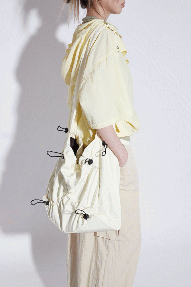 컬러인아이디 4 string shirring bag (2c) - 위시버킷