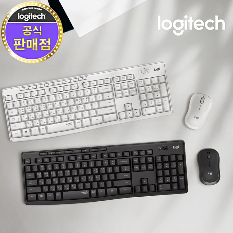 로지텍 [로지텍코리아]로지텍 MK295 SILENT 무소음 무선 콤보(정품) - 위시버킷