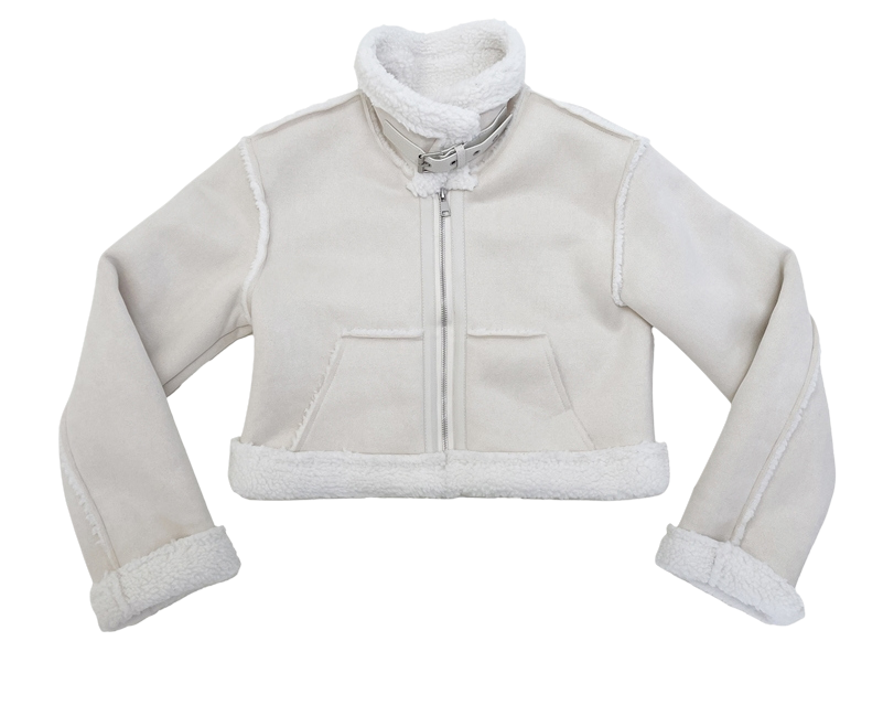 NONCODE Tis Dekki Crop Shearling - 위시버킷